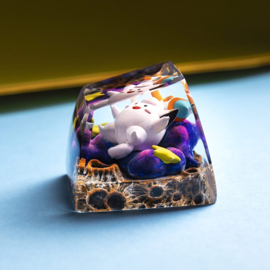 Jigglypuff Pokémon Artisan Keycap - Custom Pokemon Keycaps - Vietresin