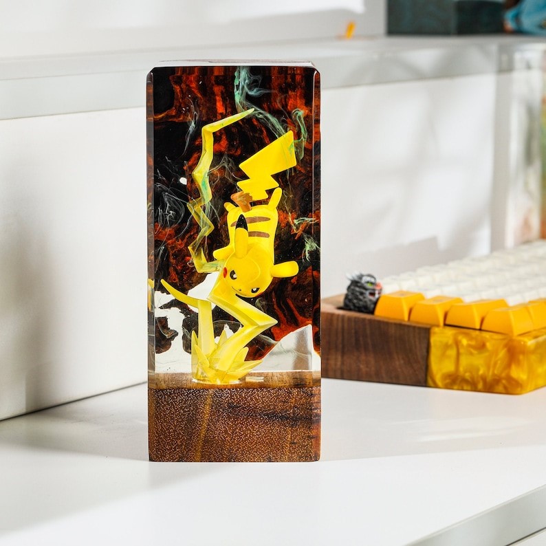 Epoxy Lamp – Pikachu Pokemon Night Light - Vietresin